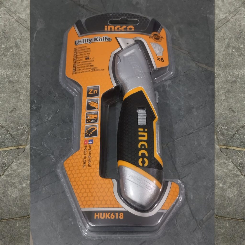 INGCO HUK618 Utility Knife – Asian Tools Center