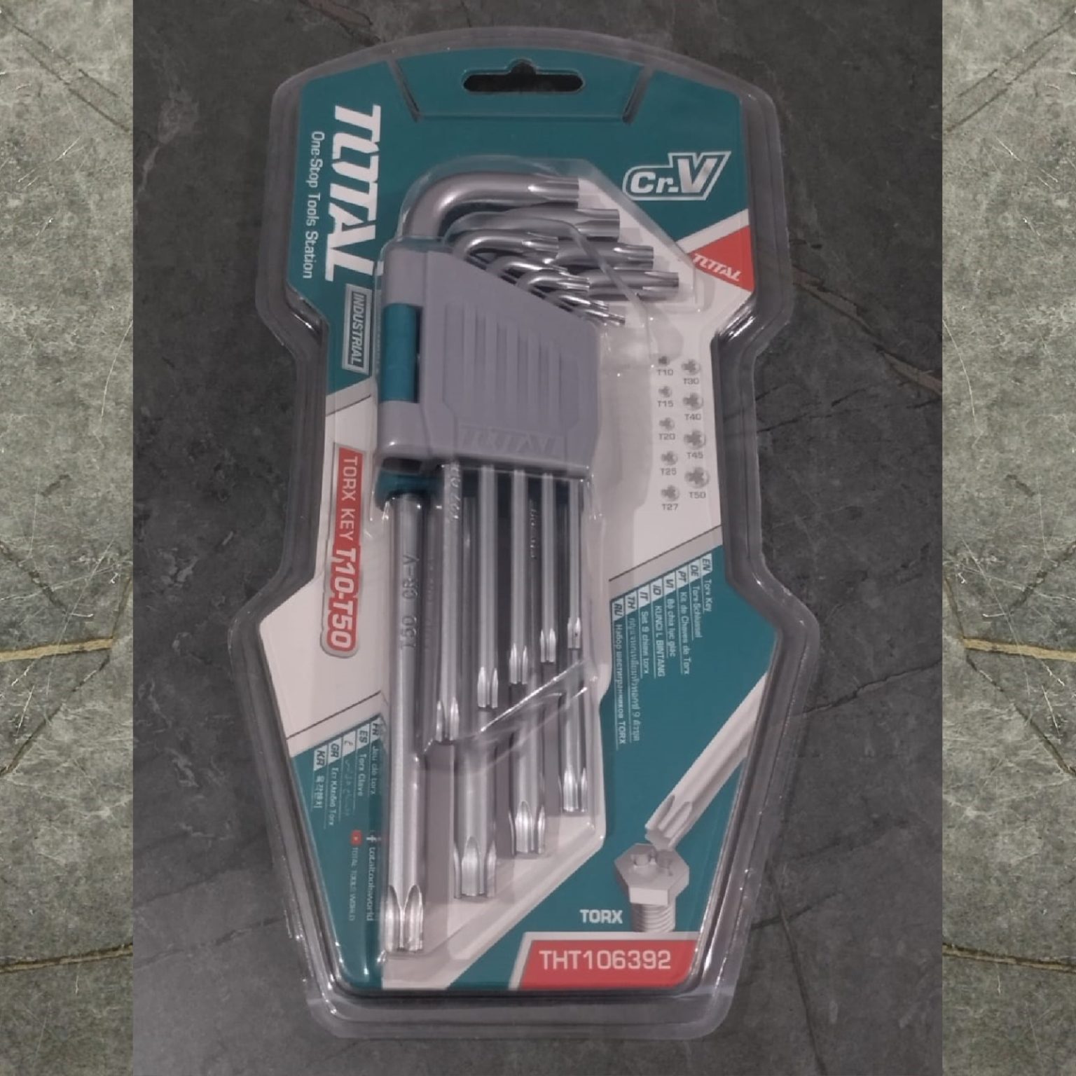 TOTAL THT106392 Torx Key Set T10-T50 – Asian Tools Center